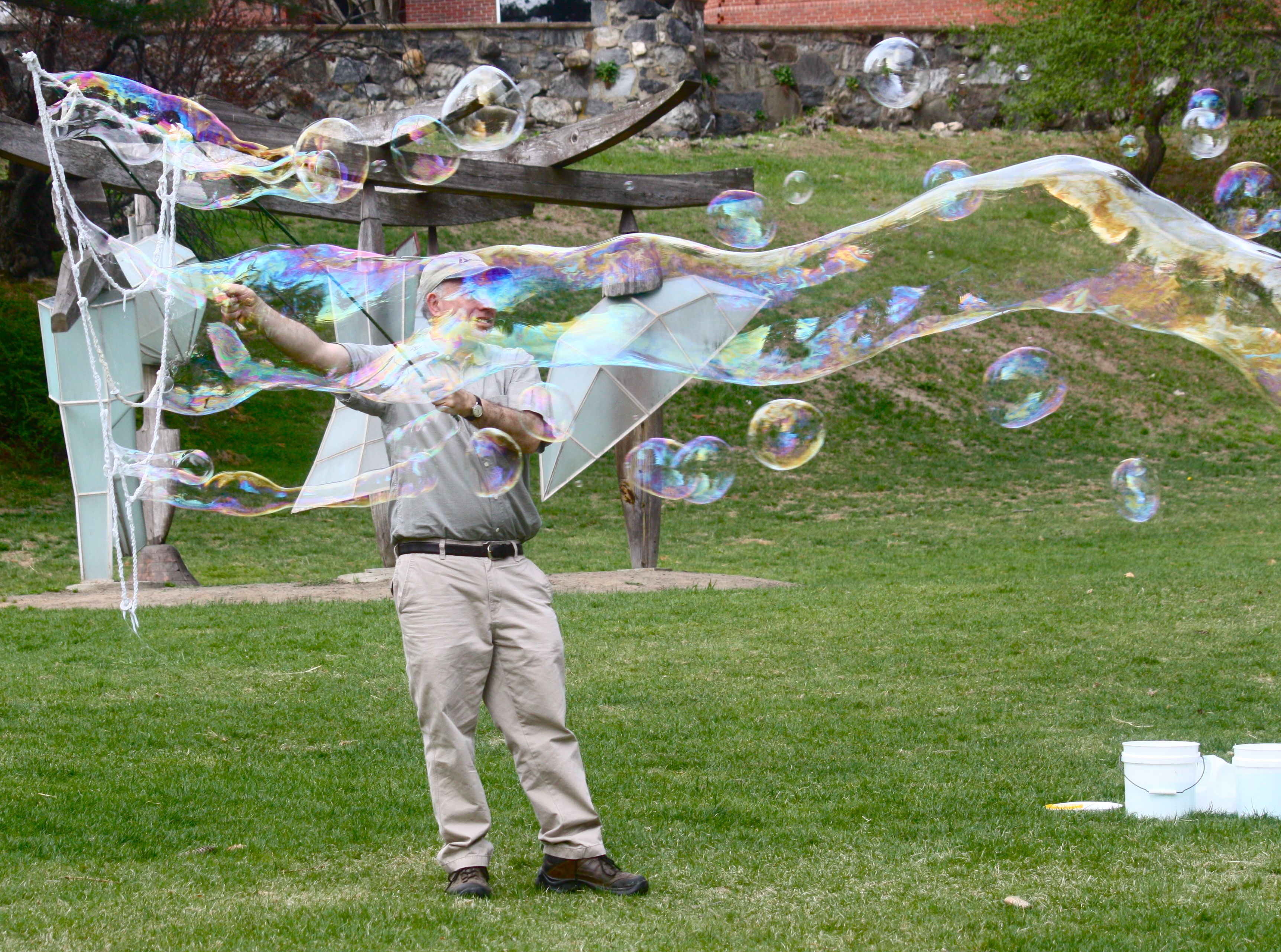 The Bubble Man | wrong side of the camera